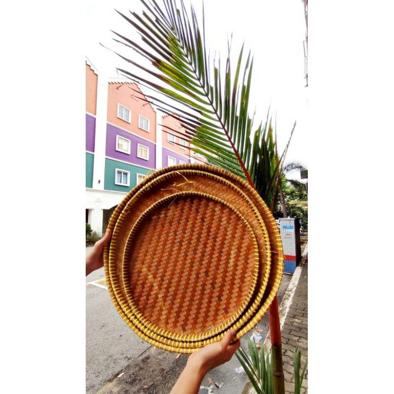 READY STOK Nyiru Tampi Beda Badang Rotan Rattan Anyaman Tradisional ...
