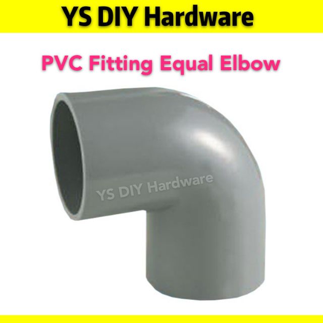 PVC Fitting 90-Degree Elbow Pipe Connector/ PAIP PLASTIK SAMBUNG | Shopee Malaysia