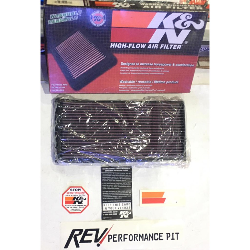 K&N High Flow Drop in Air Filter for Proton Gen2, Satria Neo, Waja CPS ...