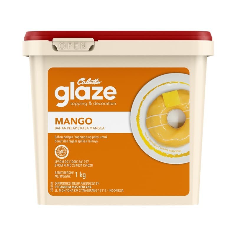 Colatta Glaze Dark Topping Mango Flavor 1 Kg | Shopee Malaysia