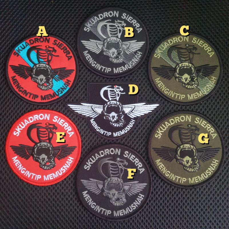 SKN SIERRA embroidery patches. | Shopee Malaysia