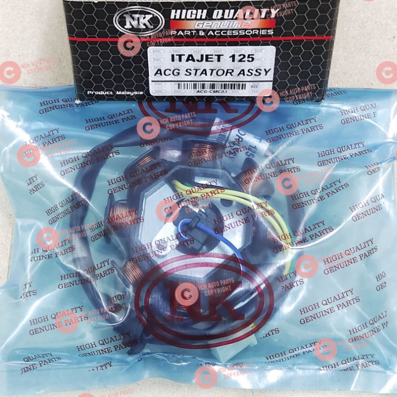 ACG STATOR COIL ASSY - CMC - ITAJET 125 (NK) | Shopee Malaysia
