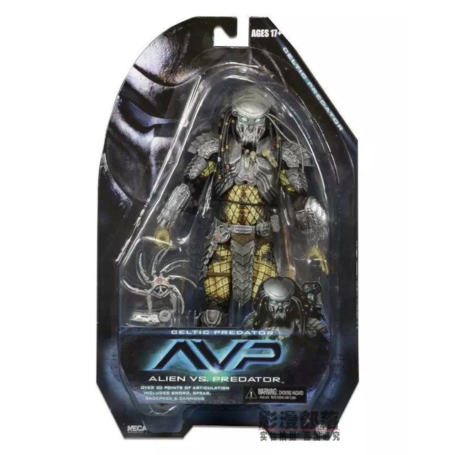 NECA Predator AVP Jagged 15th wave scar 14th wave cat face Celtic ...
