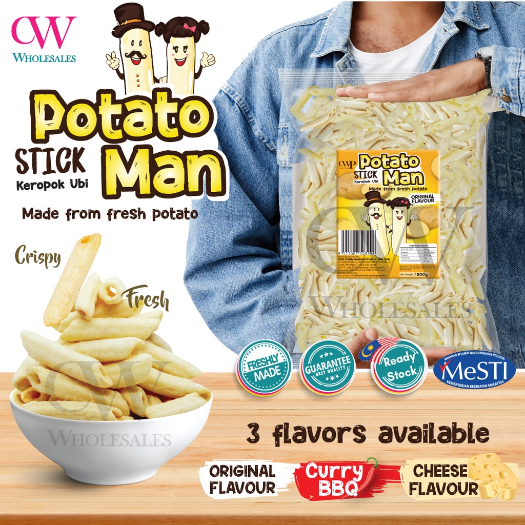 Potato Snack Snek Ubi Kentang Potato Stick Potato Stick Man_Made from ...