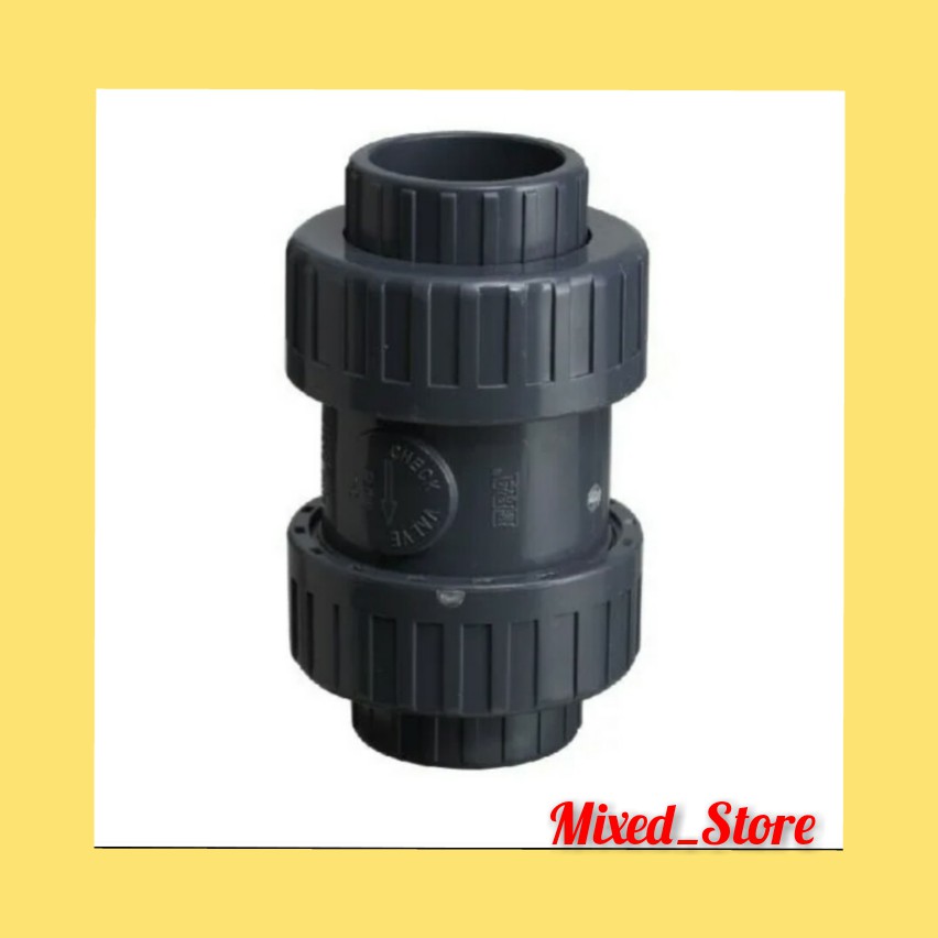 PVC Ball Check Valve Non Return Valve Socket End | Shopee Malaysia
