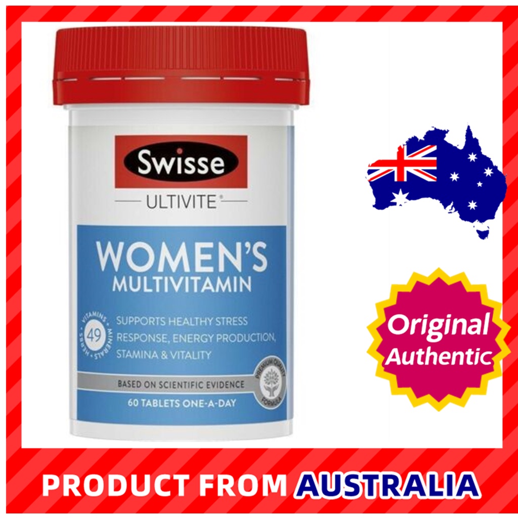 Swisse Women's Ultivite Multivitamin 120 Tablets Womens Multi Total ...