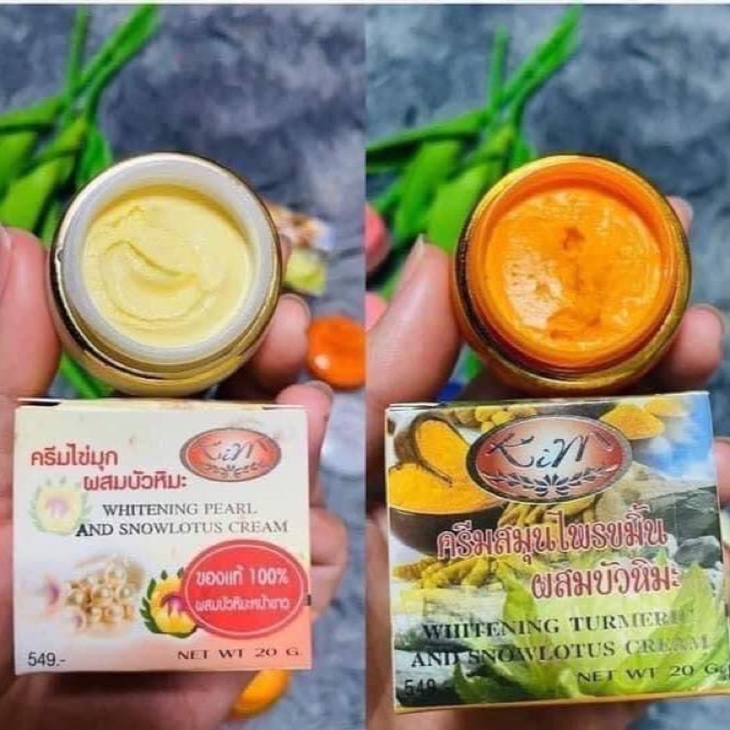 KIM WHITENING PEARL & WHITENING TUMERIC CREAM VIRAL !!! READYSTOCK ...