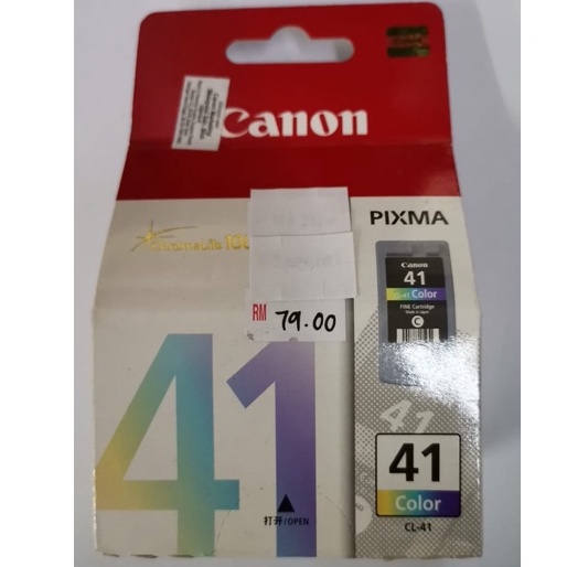 Canon CL-41 ORIGINAL Color Ink Cartridge (expired 09/2014) | Shopee ...