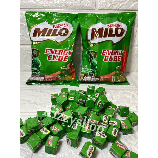 Milo CUBE ENERGY IMPORT MALAYSIA ORIGINAL Contents 100 PCS | Shopee ...