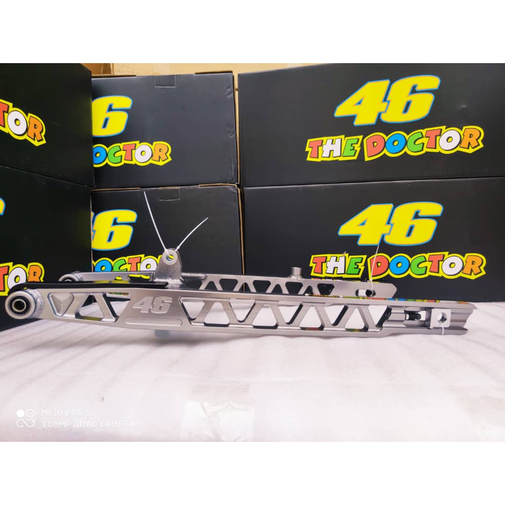 The Doctor CNC Swing Arm- Y15 (Silver) | Shopee Malaysia