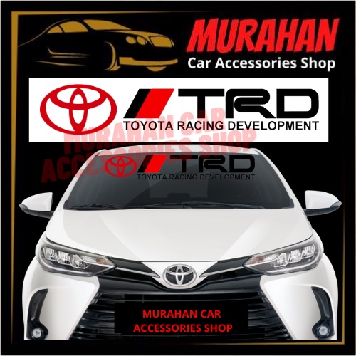 [ READY STOCK ] TRD RACING CAR STICKER TOYOTA TRD STICKER VIOS YARIS ...