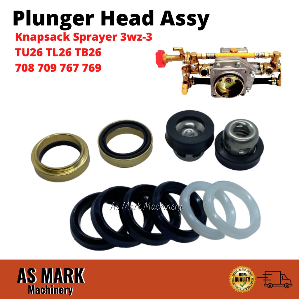 Seal Kit V Packing Seal Pam Racun Plunger Head Assy 3wz-3 Knapsack Sprayer TU26 TL26 TB26 708 ...