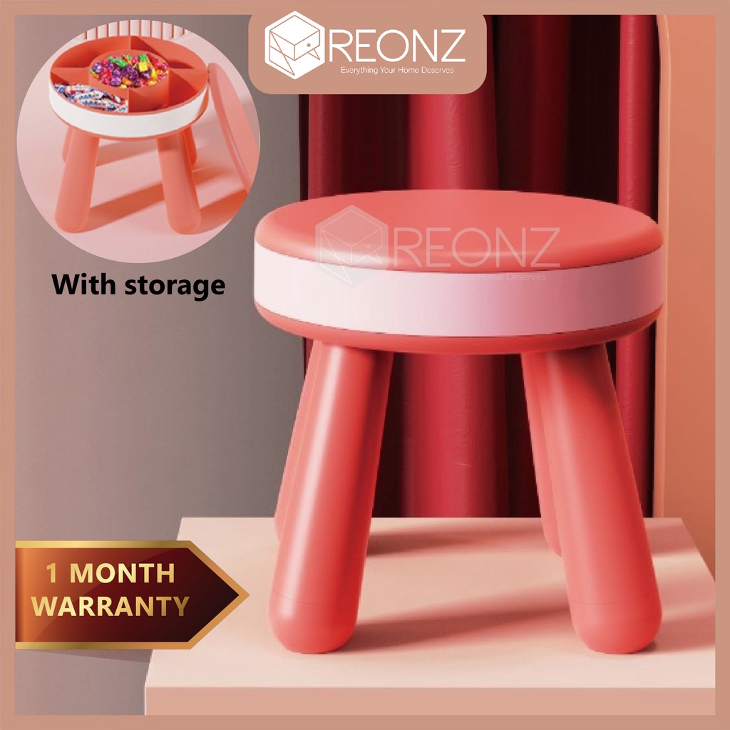 (READY STOCK) REONZ MAZE Kids Stool Anti-slip Chair Children Round ...