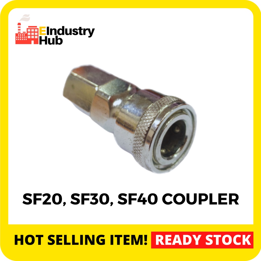 SF30 SF20 SF40 Pneumatic Air Compressor Hose Quick Coupler Plug Fitting ...