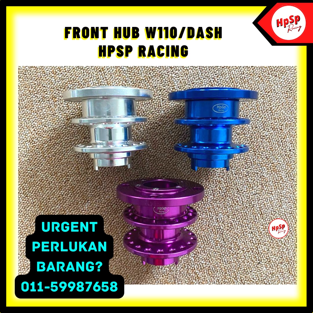 HPSP RACING FRONT HUB W110/DASH HPSP RACING | Shopee Malaysia