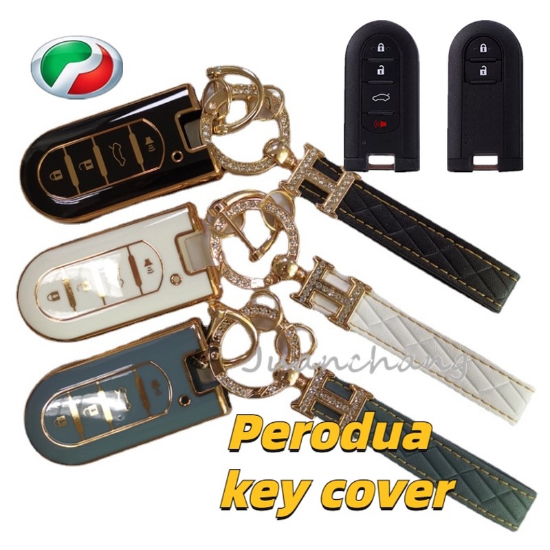 Perodua Car Key Cover Case for Perodua BEZZA AXIA MYVI ARUZ gen 3 ...