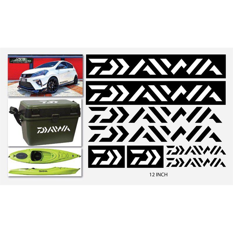 Stiker Pancing Daiwa 1 set. | Shopee Malaysia
