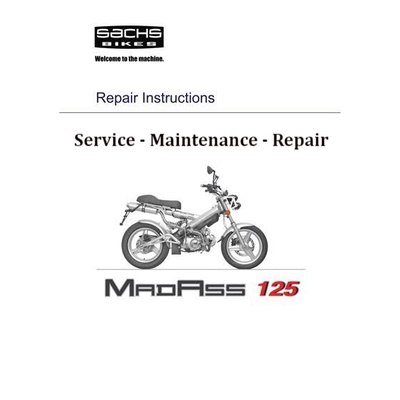 Mofaz SACHS MadAss 125 2004 - 2020 Workshop Repair Service Manual ...
