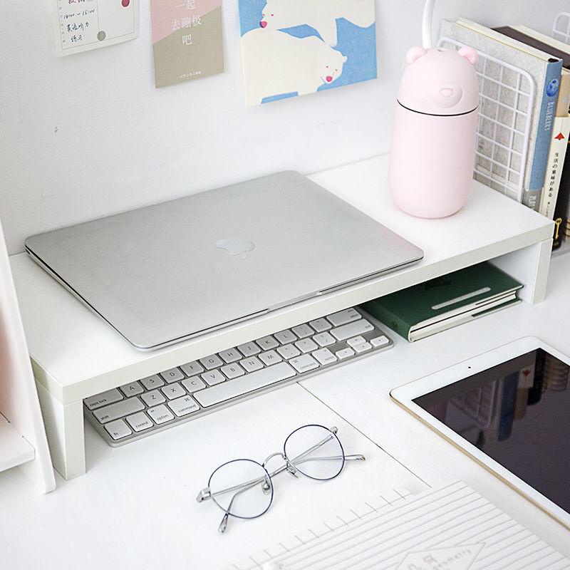 DIY computer Monitor Organizer Desktop height riser extender increased ...