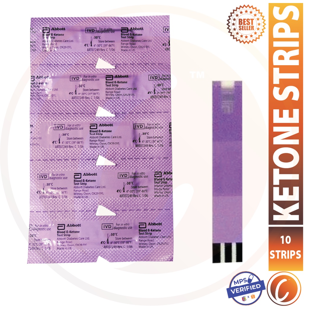 ABBOTT Freestyle Optium Ketone Blood Strip 10STRIPS / Optium Neo ...