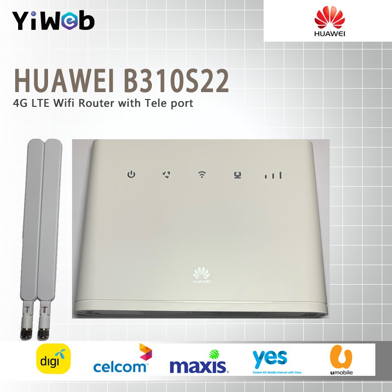 HUAWEI B310 B310S-22 MODIFIED UNLOCKED 4G 3G UNLIMITED WIFI HOTSPOT ...