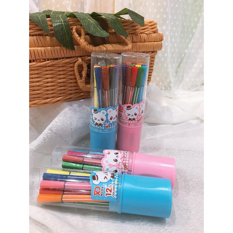 [Kids Corner] - 12 Color Pen Painting -Graffiti Watercolor Pen ~ Design ...