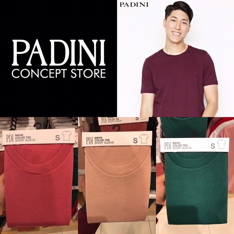 PADINI Mens Color Tee Short Sleeve Tshirt [Plain Color] | Shopee Malaysia