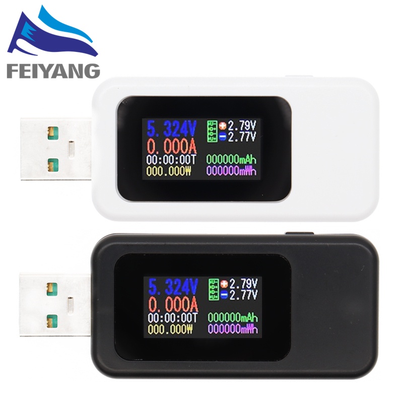 10 in 1 USB Tester DC Digital Voltmeter Amperimetro Current Voltage ...