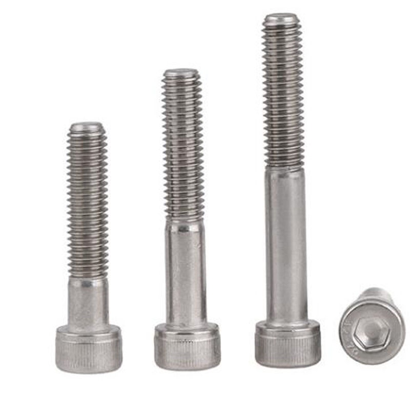 316 Stainless Steel Cup Head Half Tooth Inner Hexagon Bolt Half Wire ...