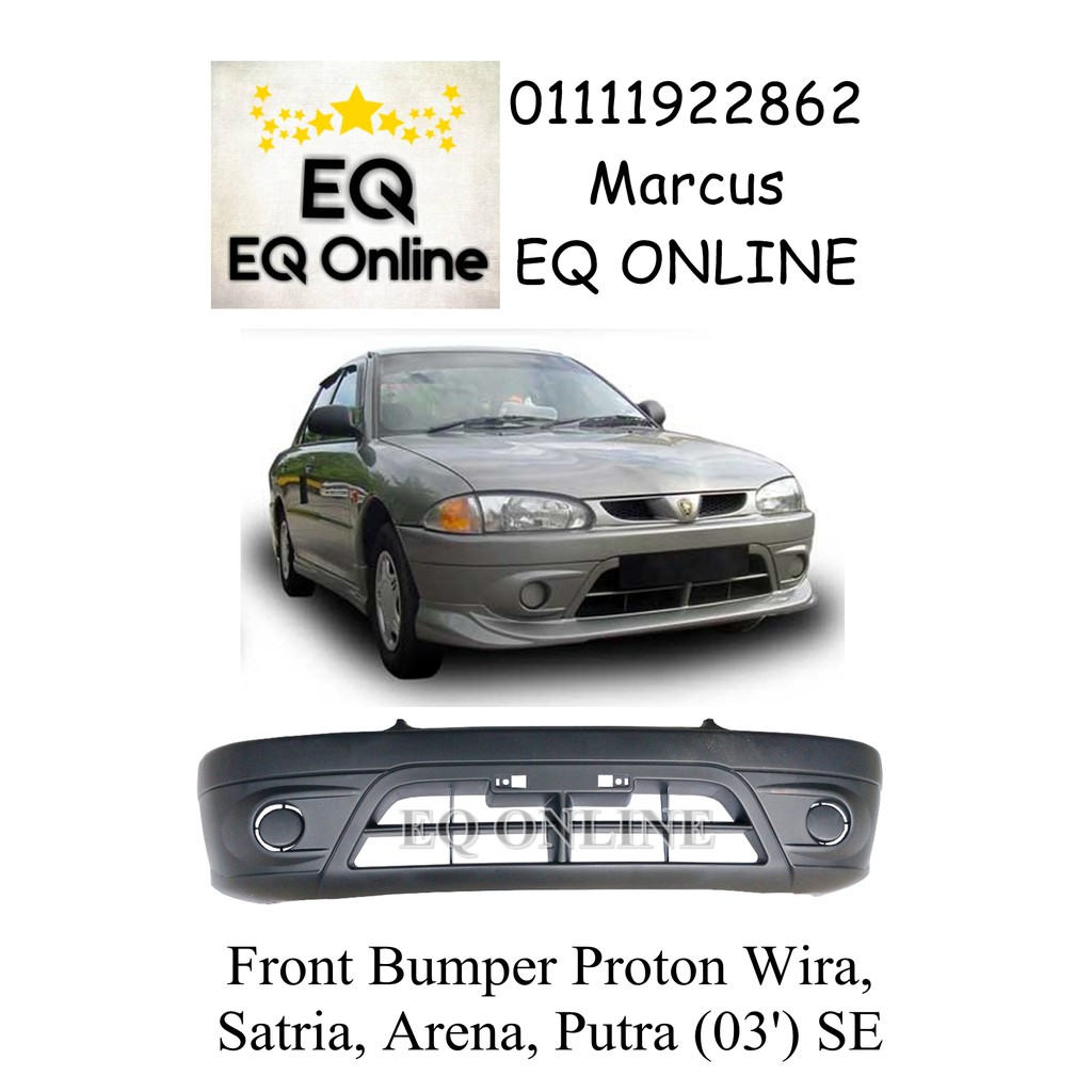 Proton Wira SE, Arena, Putra, Satria 2003 Front Bumper PP Plastic ...