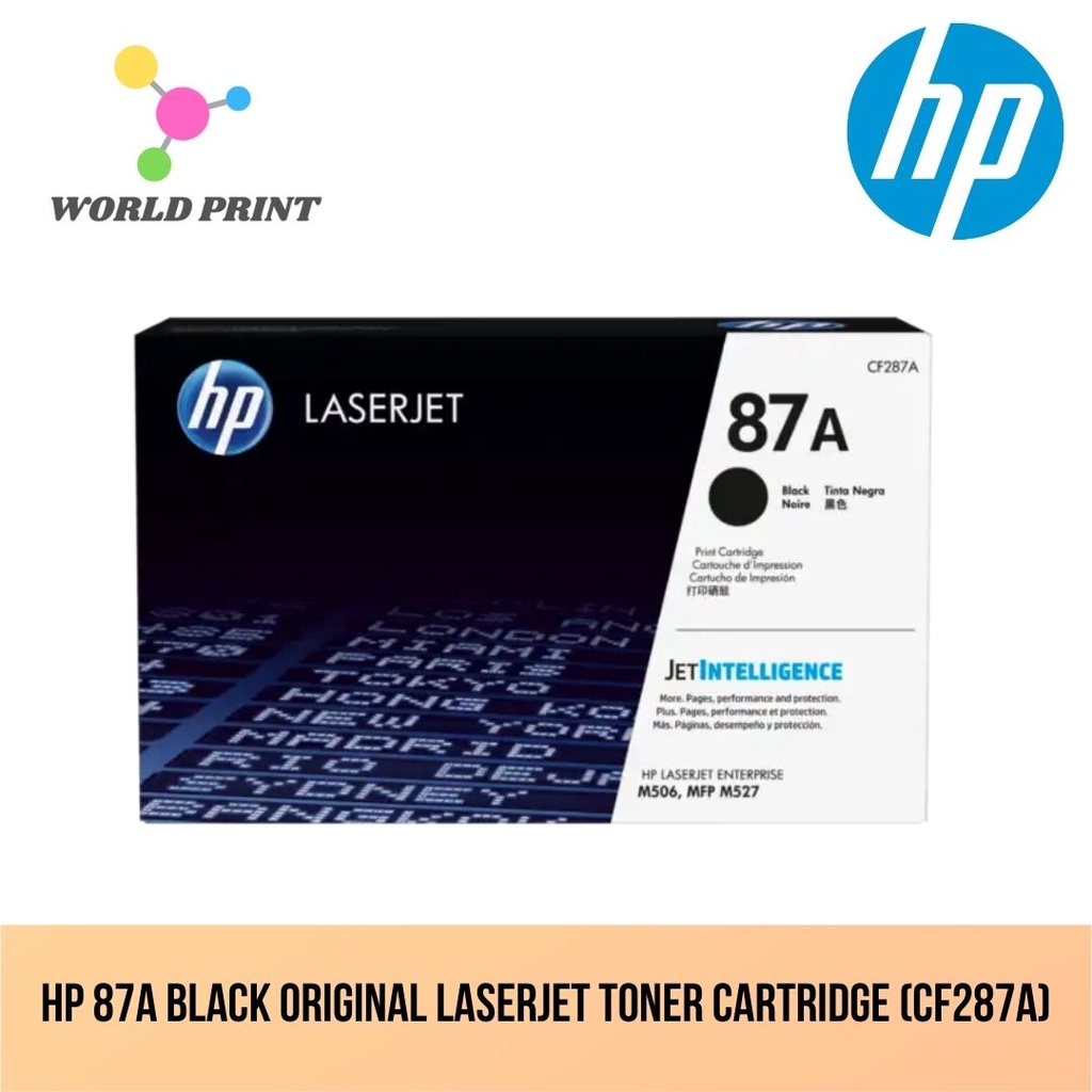 HP 87A Black Original LaserJet Toner Cartridge (CF287A) | Shopee Malaysia