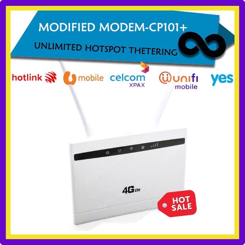 RS980+ Modified Unlimited Hotspot 4G LTE Modem Router 4G LTE Wifi ...