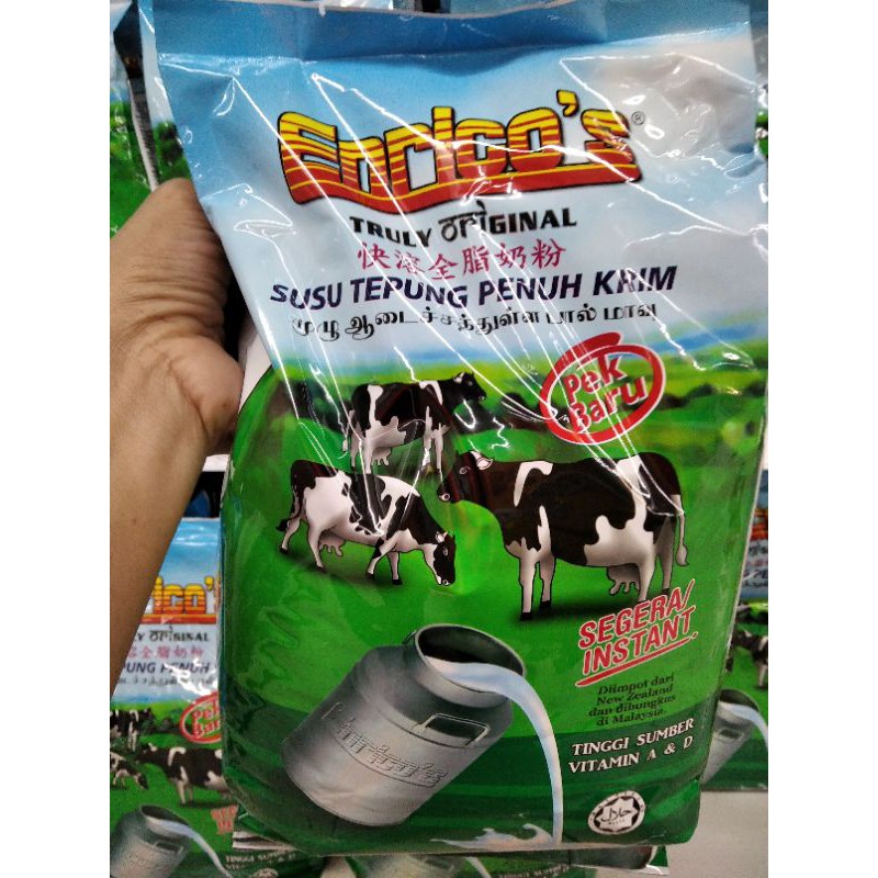 Full Cream Milk Powder Enrico's 900g or 1.8kg Susu Penuh Krim | Shopee ...