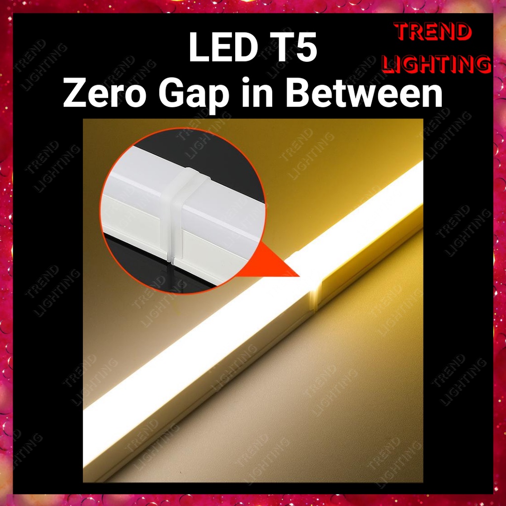 High Grade LED T5 Tube Light Drop Curve Light Ceiling Light Lampu Plaster Siling Mentol T5 Lampu ...
