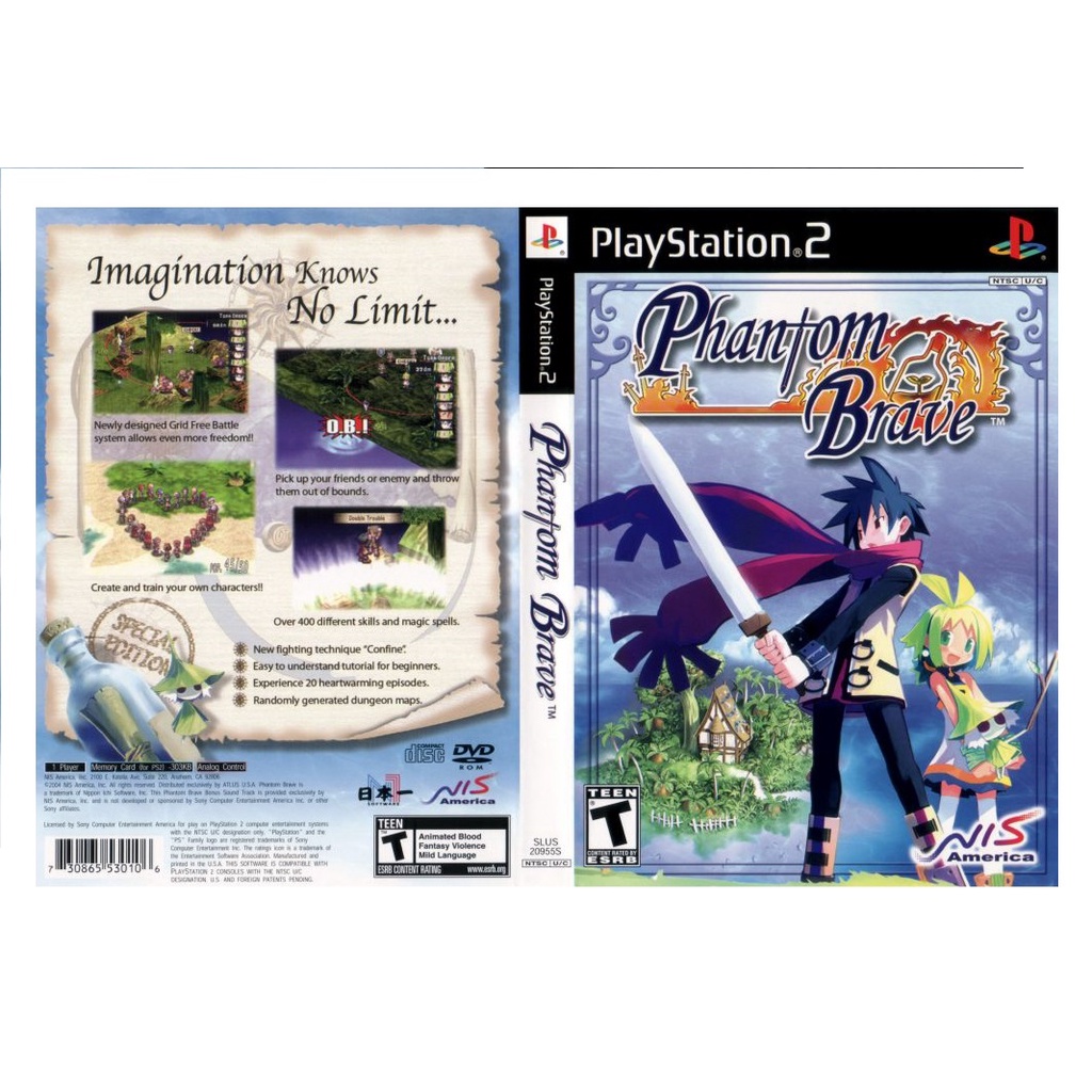 🔥PS2 CD DVD Games🔥 Phantom Brave (DVD Game) | Shopee Malaysia