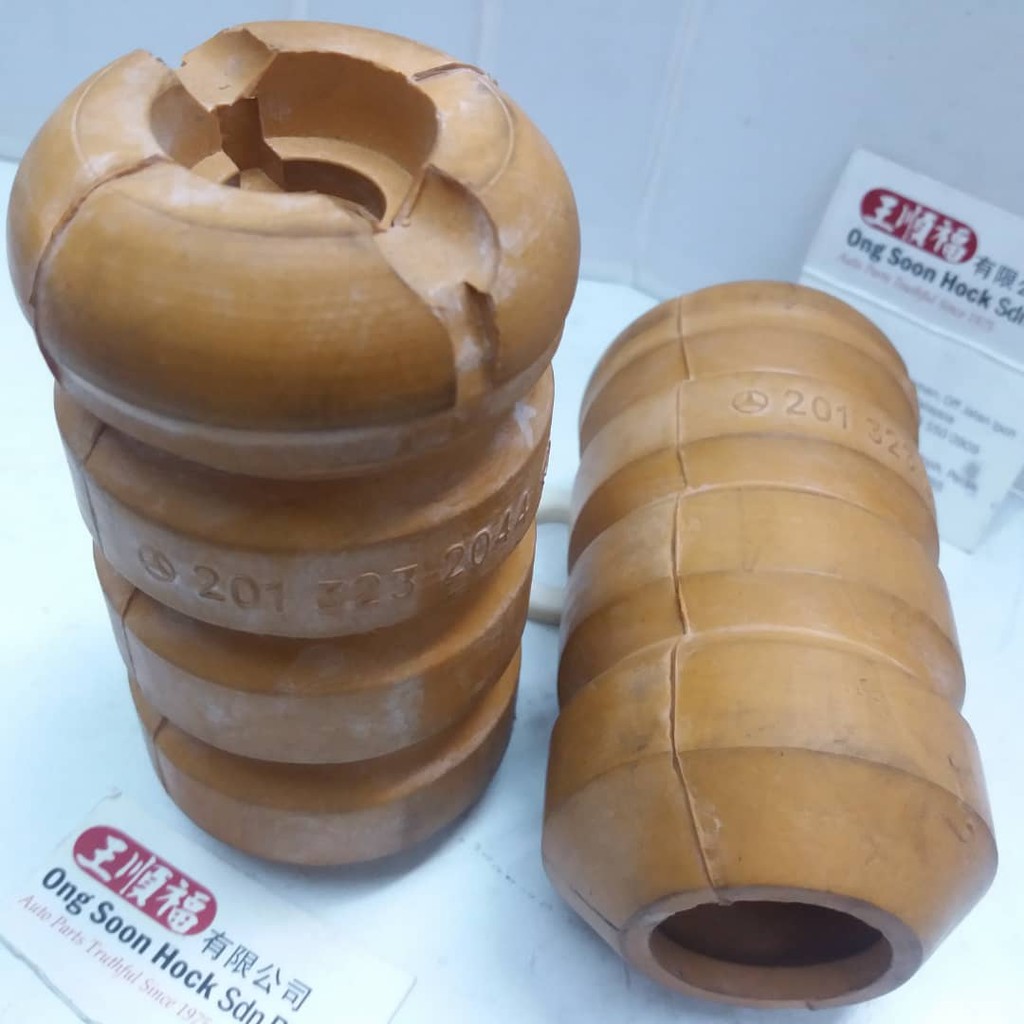 2 pcs Absorber Buffer W124 W201 Front Damper Bush Original Mercedes 201 ...