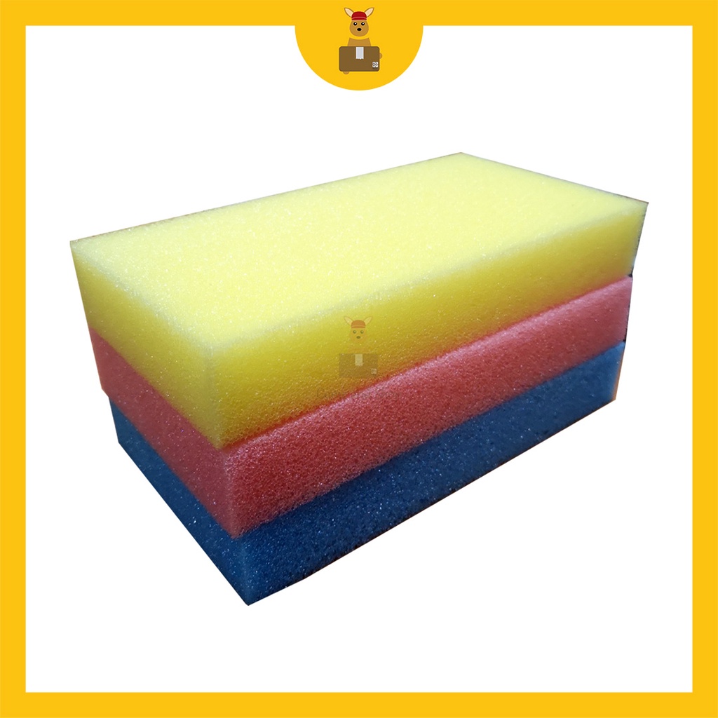 Economy Multipurpose Color Colour Sponge Serbaguna Warna Span | Shopee ...