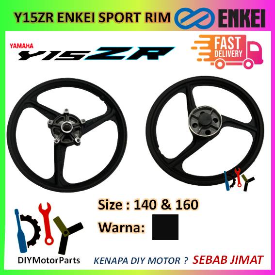 Y15ZR ENKEI 3 KAKI SPORT RIM TIGA BATANG CAST WHEEL RIM 140 160 3 KAKI Y15 Y15Z | Shopee Malaysia