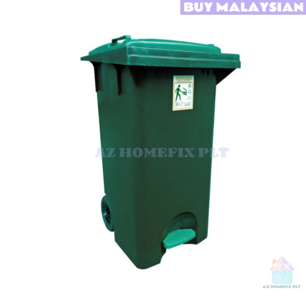 Toyogo 120 LIT STEP BIN / TONG SAMPAH PIJAK 120 LIT | Shopee Malaysia