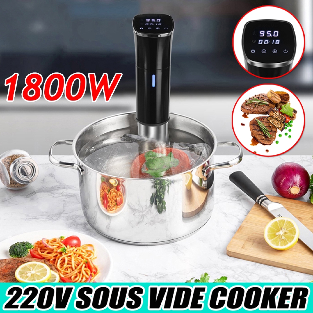 1800W Stainless Steel Vacuum Slow Sous Vide Food Cooker 1800W Powerful ...