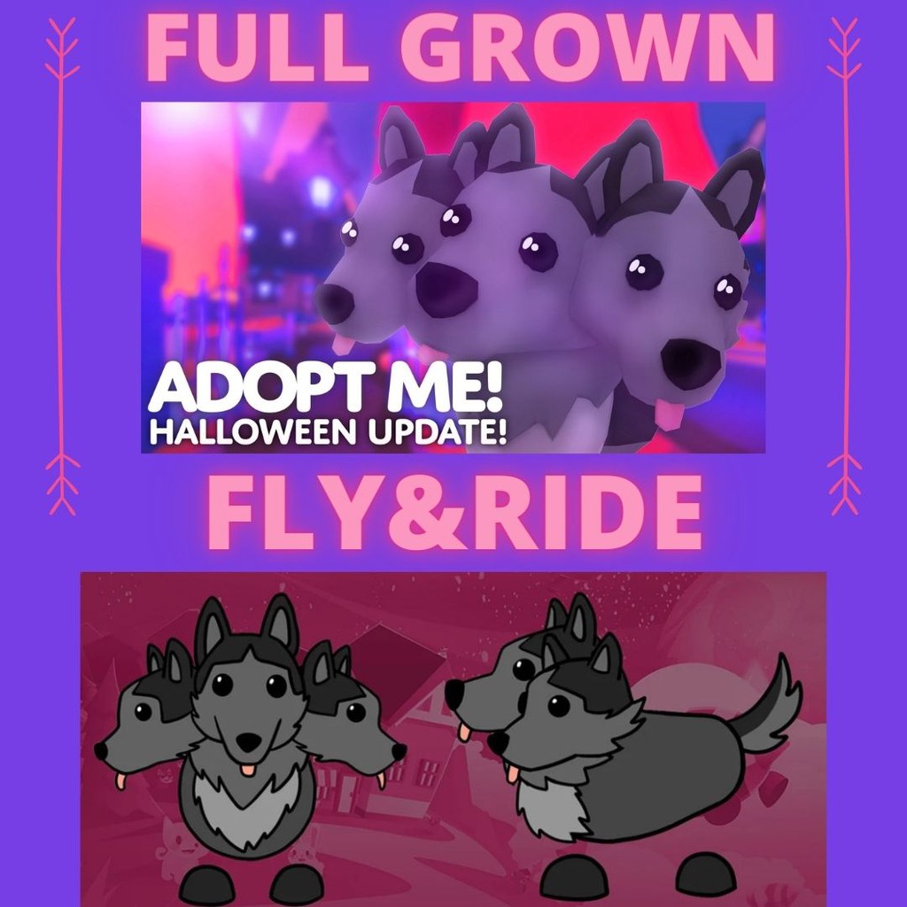 Adopt Me Fly&Ride Cerberus Legendary | Shopee Malaysia