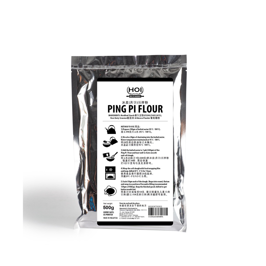 HOI Baker&Chef Tepung Ping Pi 500G | Ping Pi Flour 500G (Natural&Fresh ...