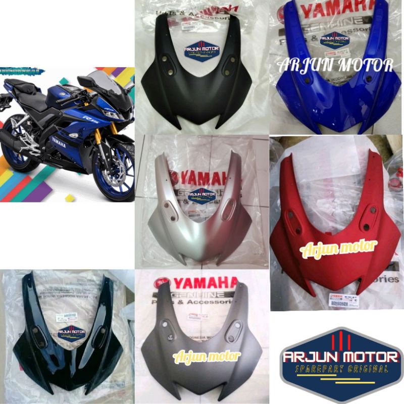 Body, cowling front shield mask r15 vva v3 original yamaha | Shopee ...