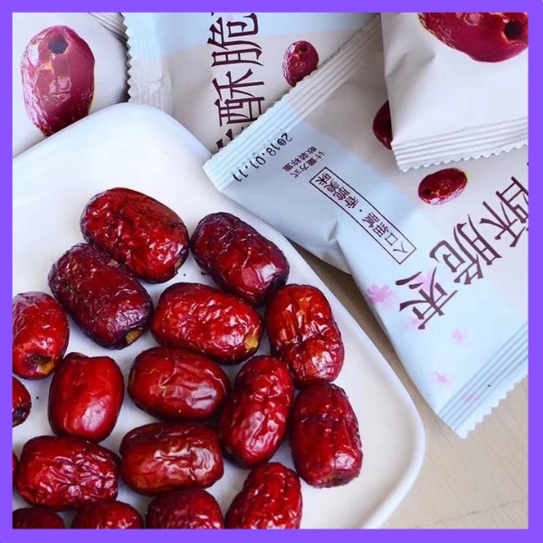 READY STOCK C333 10PKT/SET CRISPY RED DATES SNACKS 25G 1套10包 香酥脆枣 25克 ...