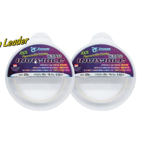 Pioneer Invisible 100% Fluorocarbon 30m Leader Line | Shopee Malaysia