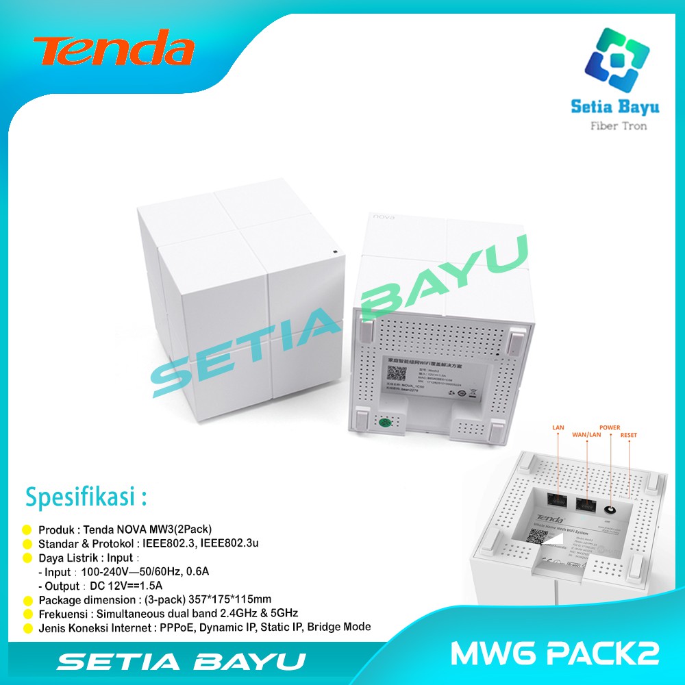 Wireless Router Tent NOVA MW6 Home Mesh Wifi System 1200Mbps Gigabit ...