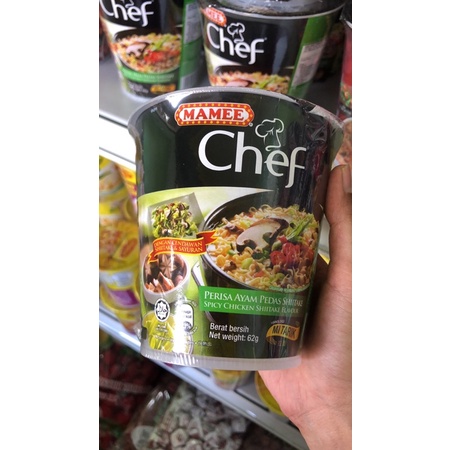 Mamee Chef Instant Noodles Cup 62g | Shopee Malaysia
