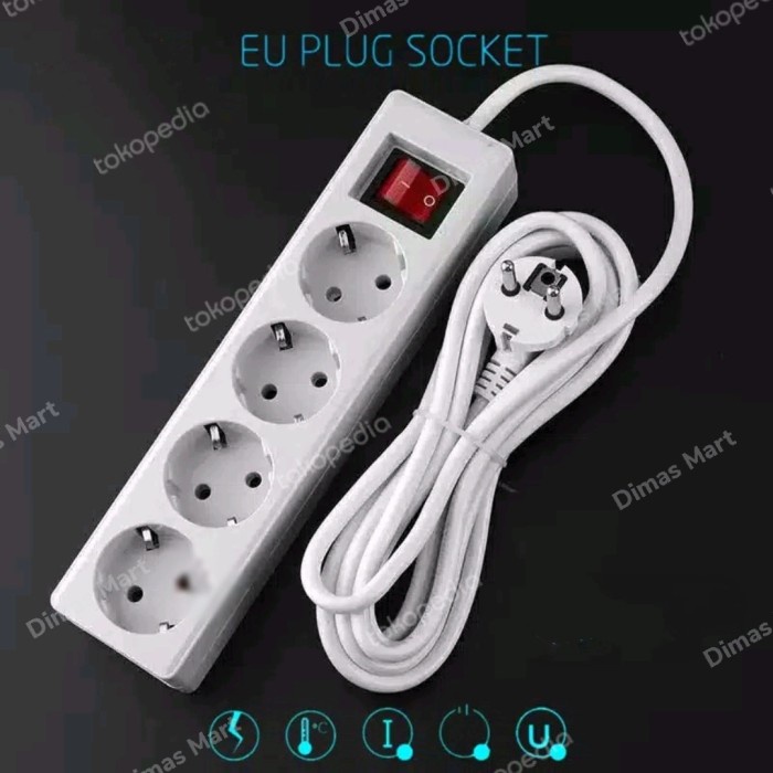 Socket+cable/roll 4-hole REAL Power Plug Warranty | Shopee Malaysia