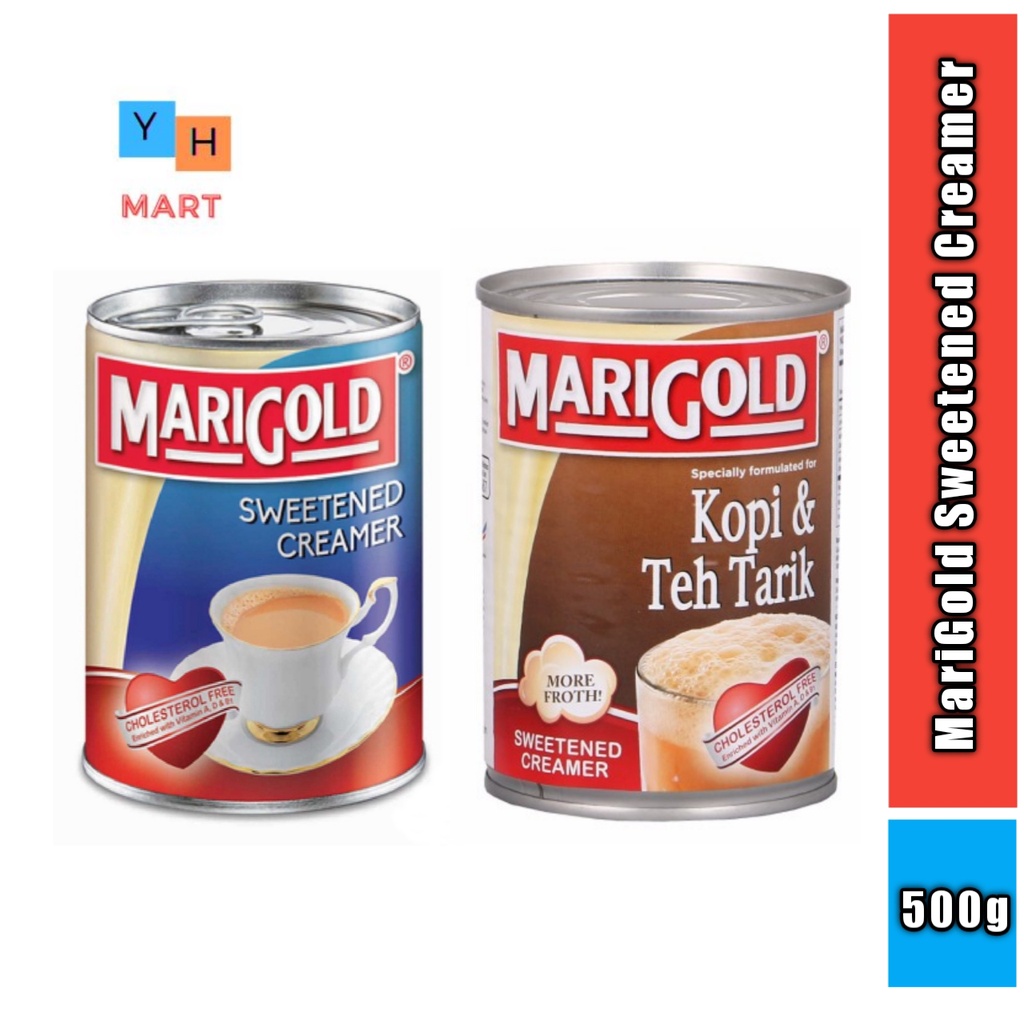 Exp July 2025 Marigold Susu Tin Pekat Sweetened Creamer Kopi And Teh Tarik Krimer Manis 500g