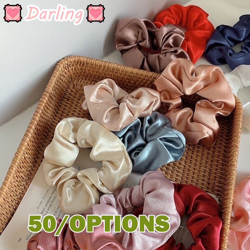 【Ready Stock】Scrunchies Set Hairband Hair Tie Hair Rope Set Getah ...